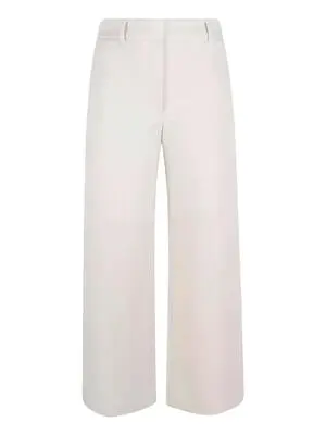 Max Mara Concealed-fastening Trousers - Neutrals