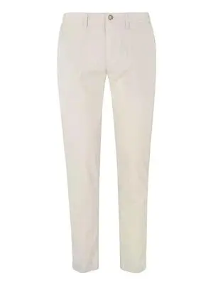 RE-HASH Slim-fit Cotton Trousers - Neutrals