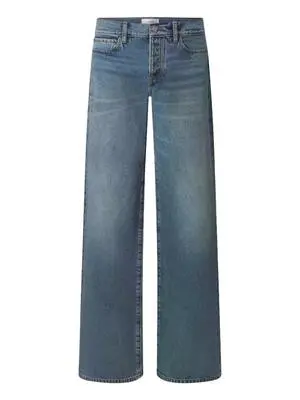 FRAME The Leo Wide-leg Jeans - Blue