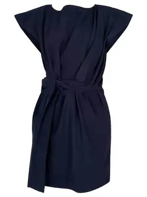 Soeur Hallie Belted Dress - Blue