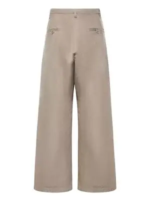 Balenciaga Drawstring Waist Trousers - Brown