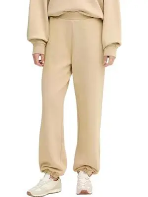 EA7 Emporio Armani Logo Embroidered Track Pants - Neutrals