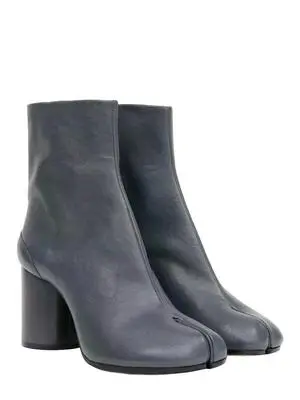 MAISON MARGIELA 80mm Leather Tabi-toe Ankle Boots - Grey