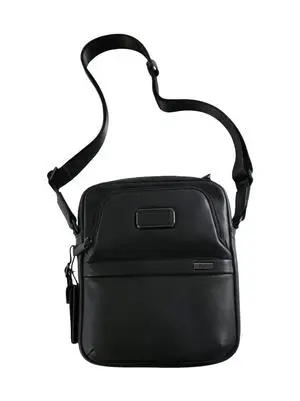 Tumi Alpha Logo-plaque Crossbody Bag - Black