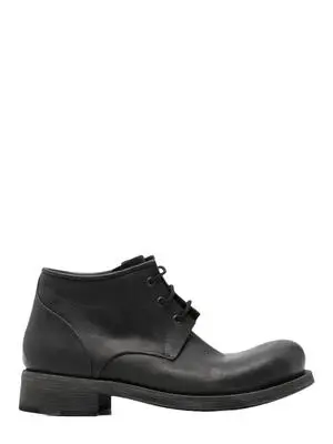 MA+ Lace-up Leather Boots - Black