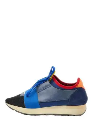 Balenciaga Race Runner Low Top Sneakers - Blue