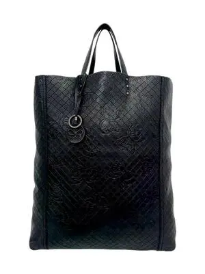 Bottega Veneta Intrecciomirage Butterfly Tote Bag - Black