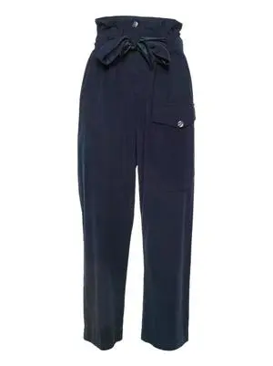 GIORGIO ARMANI Giorgio Armani Midnight Corduroy Belted Trousers
