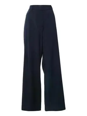 Max Mara Navy Tailored Trousers - Blue