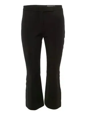 Alexander McQueen Cady Cropped Trousers - Black