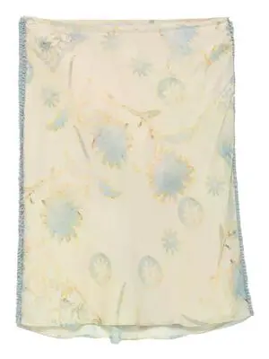 SIR. Cecile Floral-print Mini Skirt - Neutrals