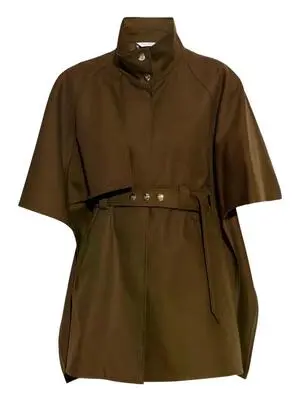 Max Mara Avenue Belted Cape - Brown