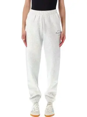 SPORTY & RICH Logo Print Track Pants - Grey