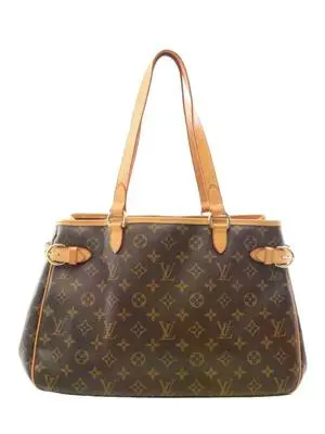 LOUIS VUITTON Monogram Canvas Batignolles Horizontal Shoulder Bag - Brown