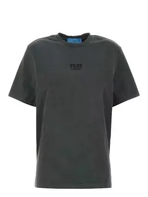 11 11 L.U.C.K. Logo Print T-shirt - Grey