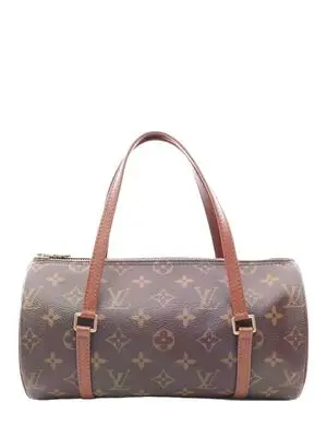 LOUIS VUITTON Monogram Papillon Tote Bag - Brown