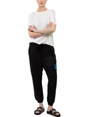 FREECITY Superfluff Pocket Lux Track Pants - Black