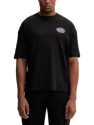EA7 Logo-print T-shirt - Black