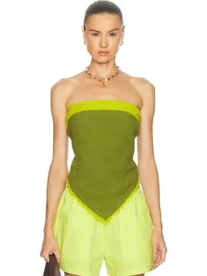 Staud Sonya Top - Pesto
