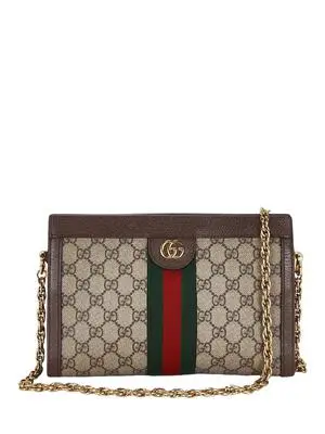 Gucci Ophidia Shoulder Bag - Brown