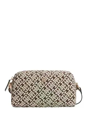 Tommy Hilfiger Monogram Pattern Shoulder Bag - Brown
