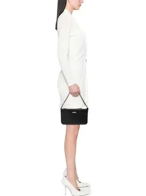 Burberry Leather Shoulder Bag - Black