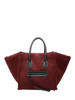 Celine Medium Phantom Luggage Tote Bag - Red