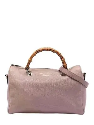 Gucci Bamboo Shopper Boston Bag - Pink