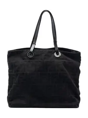 Fendi Zucca Canvas Tote Bag - Black