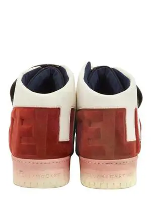 Stella McCartney Touch-strap High-top Sneakers - Red