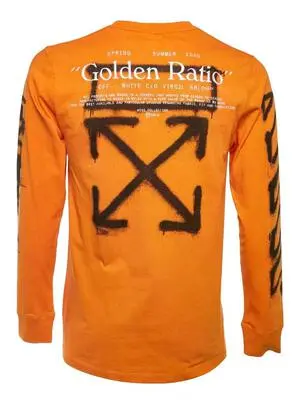 Off-White Golden Ratio Long-sleeve T-shirt - Orange