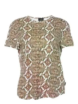 Just Cavalli Printed T-shirt - Brown