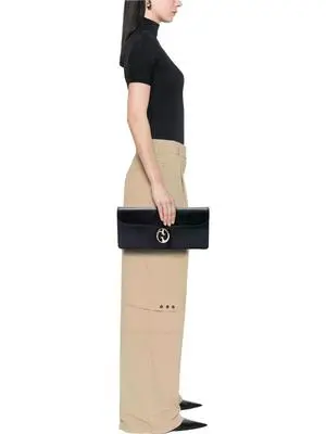 Gucci 1973 Clutch Bag In Calfskin - Black