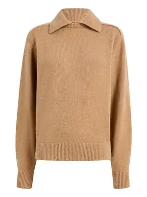 Khaite Jackson Pullover Sweater - Camel
