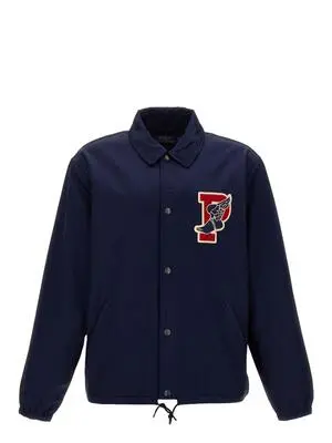 Polo Ralph Lauren Logo Patch Coach Jacket - Black