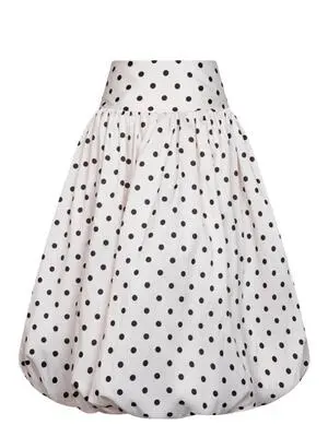 SELF-PORTRAIT Self-Portrait Polka Dot Bubble Hem Skirt