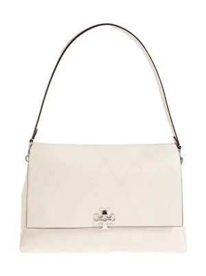 Tory Burch Quilted Shoulder Bag With Detachable Strap - Black