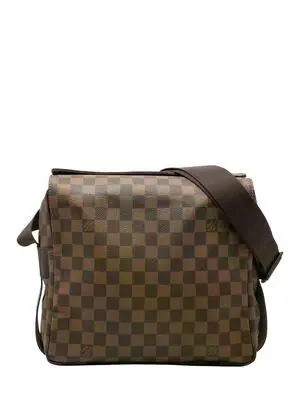 LOUIS VUITTON Damier Ebene Naviglio Crossbody Bag - Brown