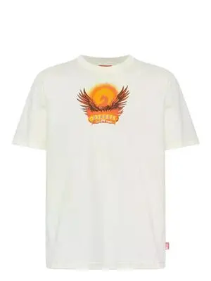 DIESEL® T-adjust-aa1 Graphic-print T-shirt - Neutrals