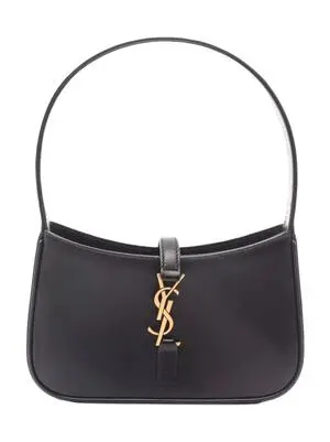Saint Laurent Le 5 À 7 Leather Tote Bag - Black
