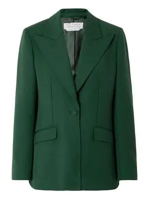 Gabriela Hearst Leiva Wool Blazer - Emerald