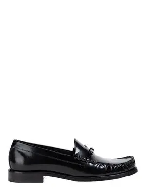 STUART WEITZMAN Lottie Bow Detailed Patent Leather Loafers - Black