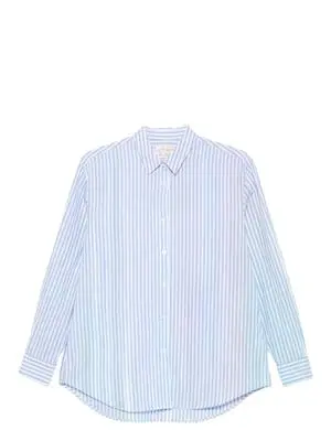 MC2 SAINT BARTH X Peanuts Brigitte Striped Shirt - Blue