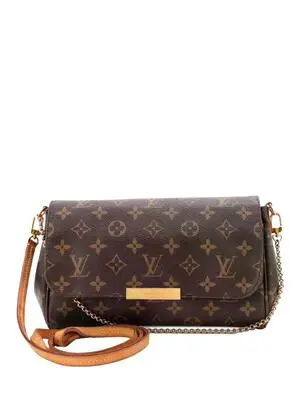 LOUIS VUITTON Monogram Canvas Favorite Handbag Mm - Brown