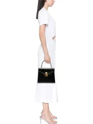 Gucci Lady Lock Satchel - Black