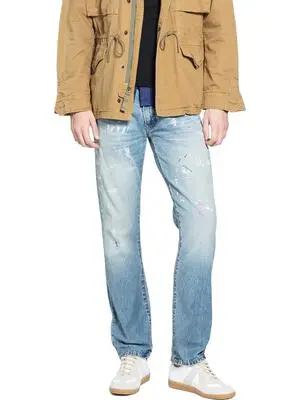 Polo Ralph Lauren Hampton Straight Hand-painted Jeans - Blue