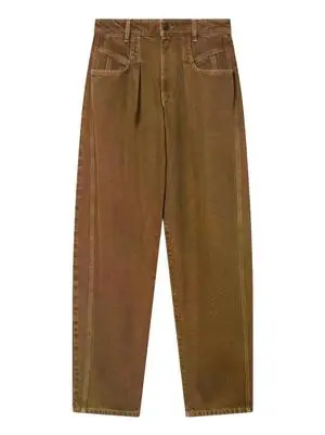 Isabel Marant Étoile Lisha Barrel Leg Trousers - Brown