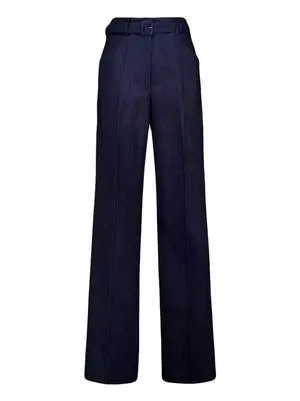 Gabriela Hearst Belted Norman Trousers - Blue