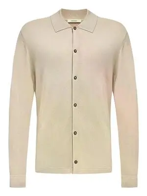12 STOREEZ Buttoned Silk-cotton Shirt - Neutrals