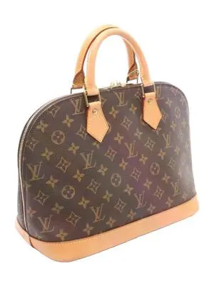 LOUIS VUITTON Alma Pm Epi Leather Tote Bag - Brown